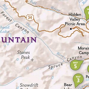 Rocky Mountain National Park Day Hikes Map (National Geographic Topographic Map Guide, 1701)