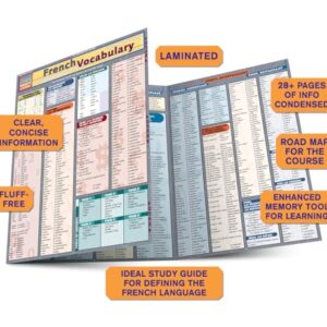 French Vocabulary QuickStudy Laminated Reference Guide (QuickStudy Academic)