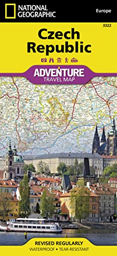 Czechia (Czech Republic) Map (National Geographic Adventure Map, 3322)