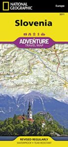 slovenia map (national geographic adventure map, 3311)