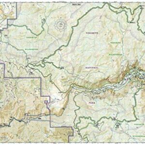 Yosemite SW: Yosemite Valley and Wawona Map (National Geographic Trails Illustrated Map, 306)