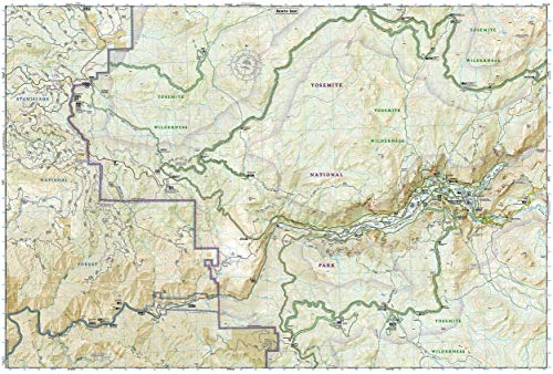 Yosemite SW: Yosemite Valley and Wawona Map (National Geographic Trails Illustrated Map, 306)