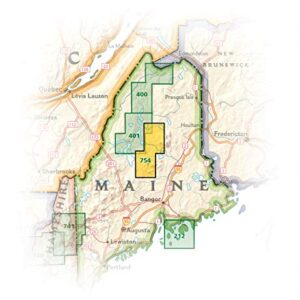 Baxter State Park Map [Mount Katahdin, Katahdin Iron Works] (National Geographic Trails Illustrated Map, 754)