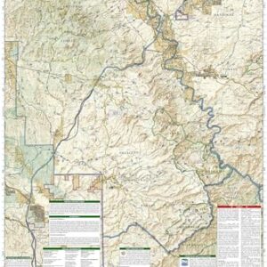 Sycamore Canyon, Verde Valley Map [Coconino, Kaibab, and Prescott National Forests] (National Geographic Trails Illustrated Map, 854)