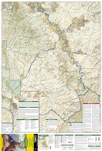 Sycamore Canyon, Verde Valley Map [Coconino, Kaibab, and Prescott National Forests] (National Geographic Trails Illustrated Map, 854)