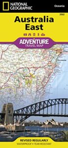 australia east map (national geographic adventure map, 3502)