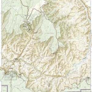 Grand Canyon, North and South Rims [Grand Canyon National Park] (National Geographic Trails Illustrated Map)