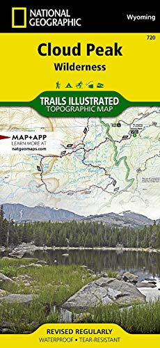 Cloud Peak Wilderness Map (National Geographic Trails Illustrated Map, 720)