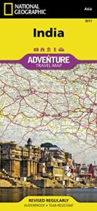 india map (national geographic adventure map, 3011)