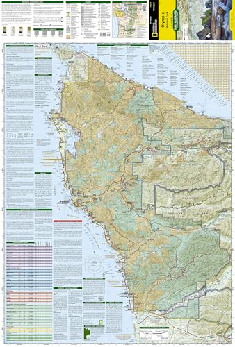 Olympic National Park Map (National Geographic Trails Illustrated Map, 216)