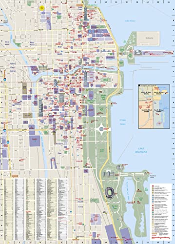 Chicago Map (National Geographic Destination City Map)