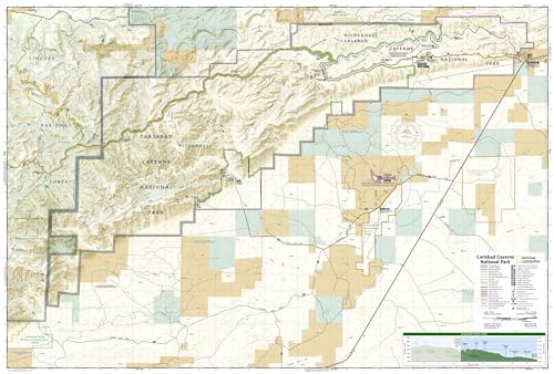 Carlsbad Caverns National Park Map (National Geographic Trails Illustrated Map, 247)