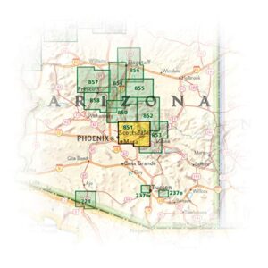 Superstition and Four Peaks Wilderness Areas Map [Tonto National Forest] (National Geographic Trails Illustrated Map, 851)