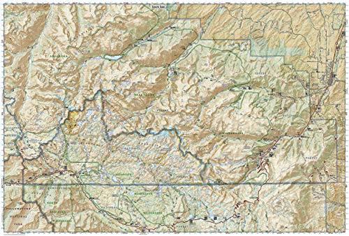 Absaroka-Beartooth Wilderness East Map [Cooke City, Red Lodge] (National Geographic Trails Illustrated Map, 722)