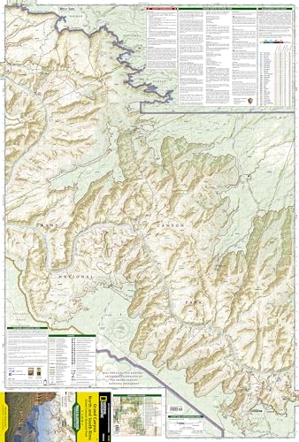 Grand Canyon, North and South Rims [Grand Canyon National Park] (National Geographic Trails Illustrated Map)