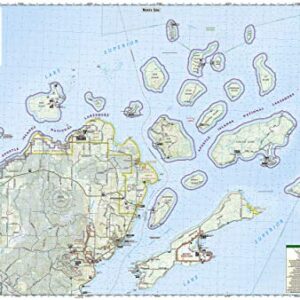 Apostle Islands National Lakeshore Map (National Geographic Trails Illustrated Map, 235)