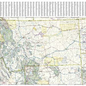 United States, Rocky Mountains Map (National Geographic Adventure Map, 3120)