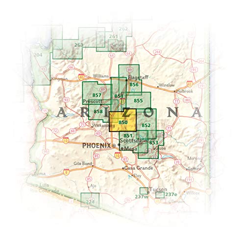 Mazatzal and Pine Mountain Wilderness Areas Map [Coconino, Prescott, and Tonto National Forests] (National Geographic Trails Illustrated Map, 850)