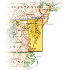 Delmarva Peninsula Map (National Geographic Trails Illustrated Map, 772)