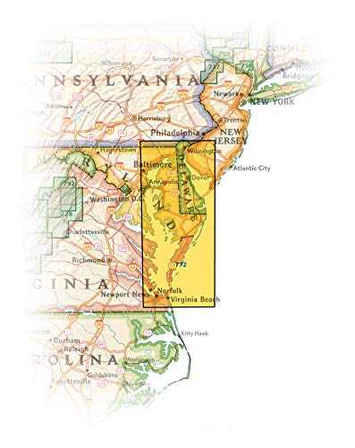 Delmarva Peninsula Map (National Geographic Trails Illustrated Map, 772)