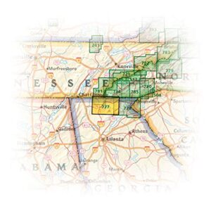 Springer and Cohutta Mountains Map [Chattahoochee National Forest] (National Geographic Trails Illustrated Map, 777)