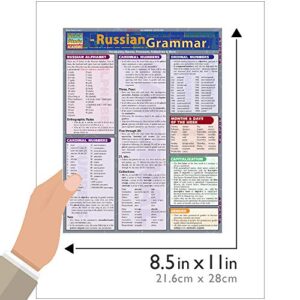 Russian Grammar QuickStudy Laminated Reference Guide (QuickStudy Academic)