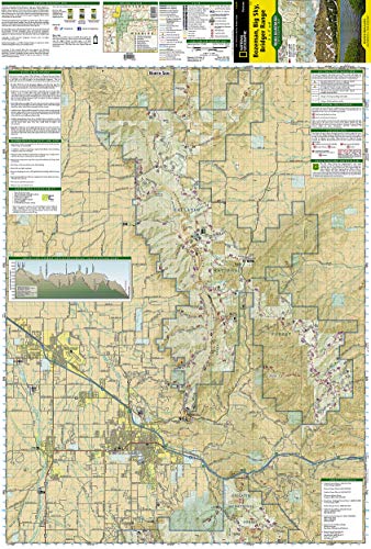 Bozeman, Big Sky, Bridger Range Map (National Geographic Trails Illustrated Map, 723)