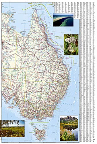 Australia Map (National Geographic Adventure Map, 3501)