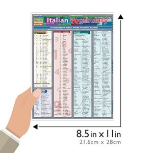 Italian Vocabulary QuickStudy Laminated Reference Guide (QuickStudy Academic)