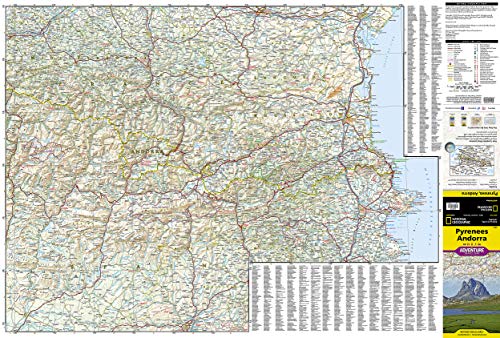 Pyrenees and Andorra Map (National Geographic Adventure Map, 3308)