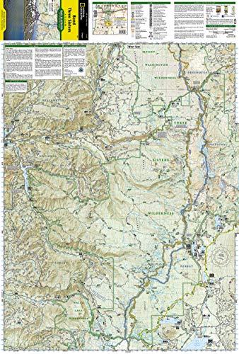 Bend, Three Sisters Map (National Geographic Trails Illustrated Map, 818)