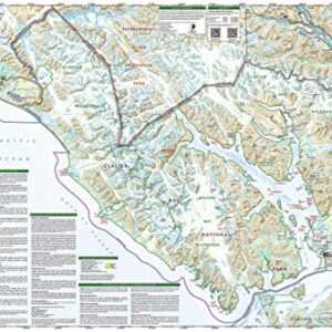 Glacier Bay National Park and Preserve Map (National Geographic Trails Illustrated Map, 255)