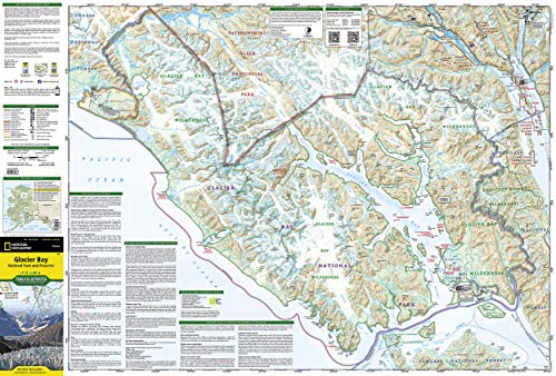 Glacier Bay National Park and Preserve Map (National Geographic Trails Illustrated Map, 255)