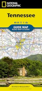 tennessee map (national geographic guide map)