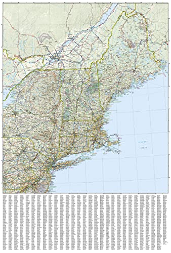 United States, Northeast Map (National Geographic Adventure Map, 3127)