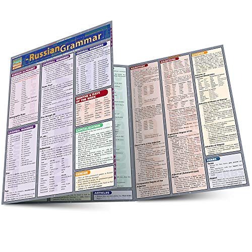 Russian Grammar QuickStudy Laminated Reference Guide (QuickStudy Academic)