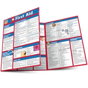 first aid quickstudy laminated reference guide (quickstudy health)