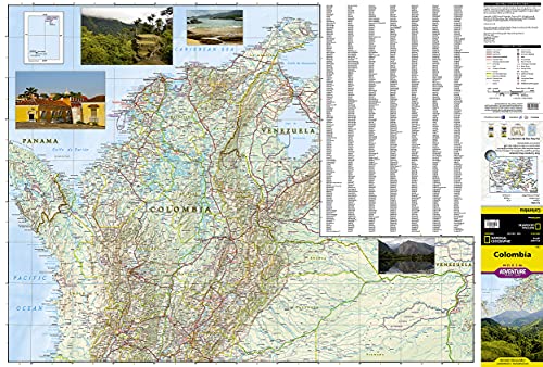 Colombia Map (National Geographic Adventure Map, 3405)