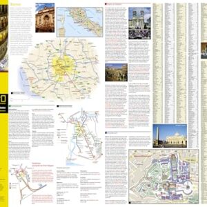 Rome Map (National Geographic Destination City Map)