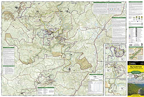 Big South Fork National River and Recreation Area Map (National Geographic Trails Illustrated Map, 241)