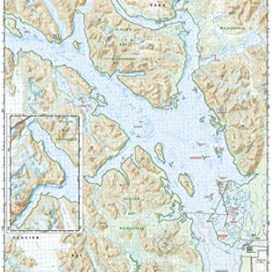 Glacier Bay National Park and Preserve Map (National Geographic Trails Illustrated Map, 255)