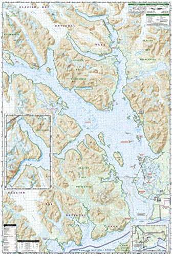 Glacier Bay National Park and Preserve Map (National Geographic Trails Illustrated Map, 255)