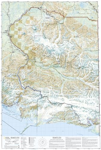 Wrangell-St. Elias National Park and Preserve Map (National Geographic Trails Illustrated Map, 249)