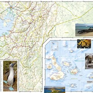 Ecuador and Galapagos Islands Map (National Geographic Adventure Map, 3403)