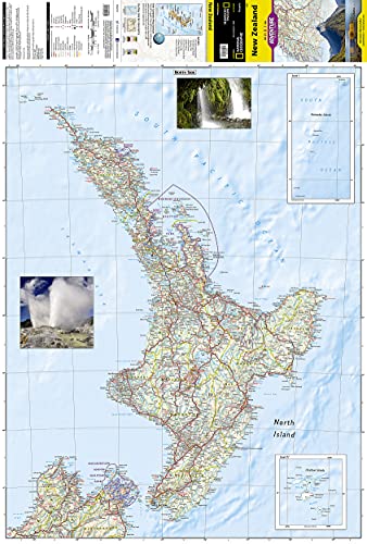 New Zealand Map (National Geographic Adventure Map, 3500)