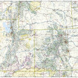 United States, Rocky Mountains Map (National Geographic Adventure Map, 3120)