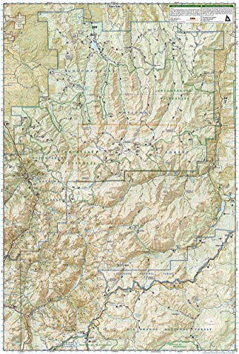 Telluride, Silverton, Ouray, Lake City Map (National Geographic Trails Illustrated Map, 141)