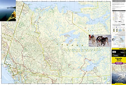 Canada West Map (National Geographic Adventure Map, 3113)