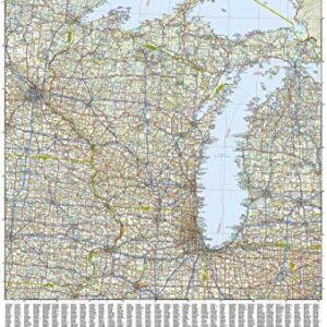 United States, Great Lakes Map (National Geographic Adventure Map, 3124)