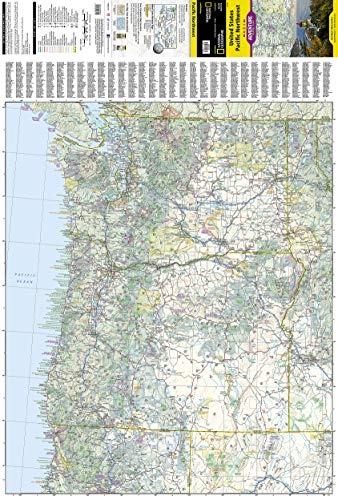 United States, Pacific Northwest Map (National Geographic Adventure Map, 3118)